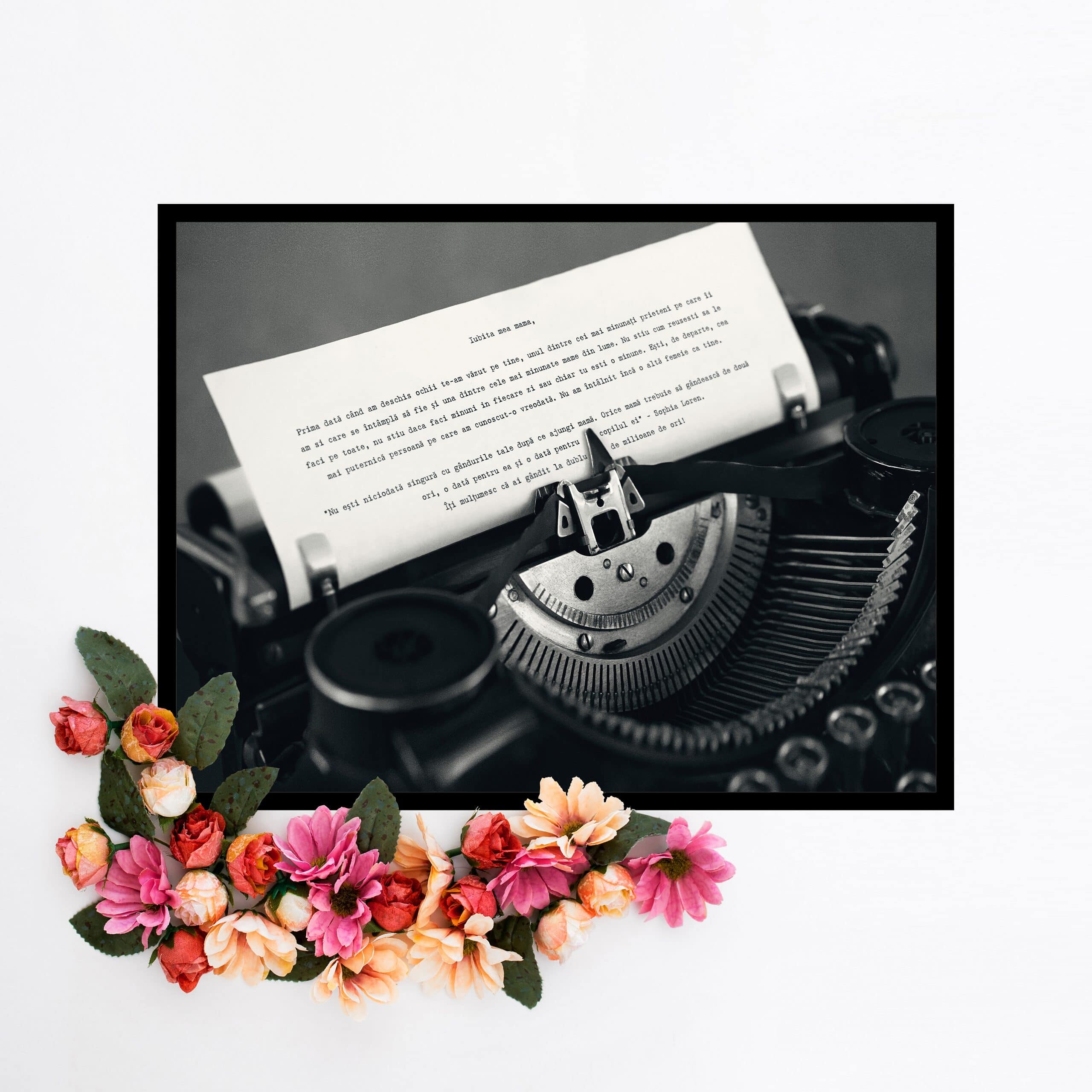 Cuvinte din Inima - Tablou personalizat cu textul tau, Cadou pentru ...