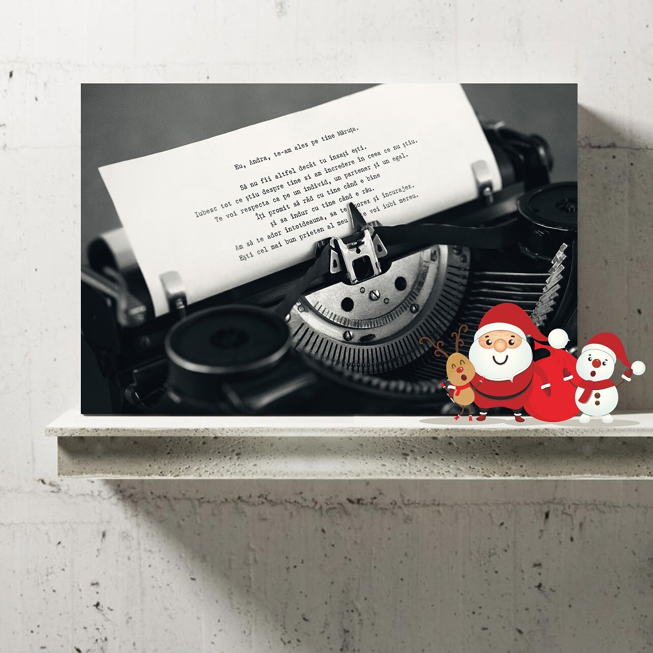 Cuvinte din Inima - Tablou personalizat cu textul tau, Cadou pentru ...